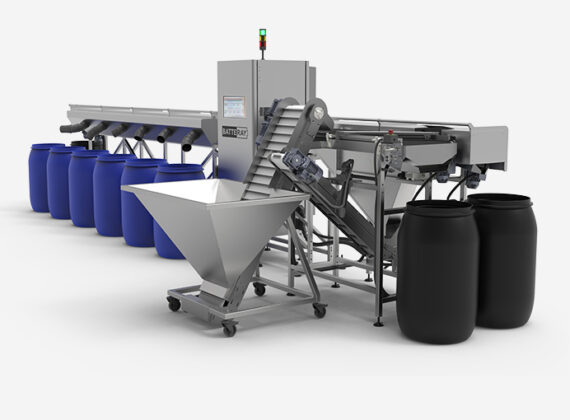 BATTERAY · Automatic six-channel battery sorting – LINEV Systems